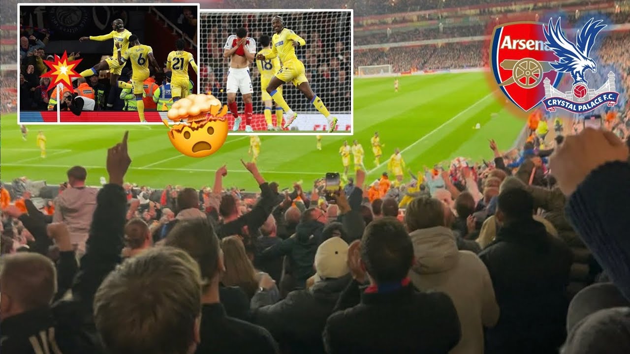 ARSENAL 2-2 CRYSTAL PALACE VLOG 24/25 *MATETA STUNNER SENDS THE PALACE ...