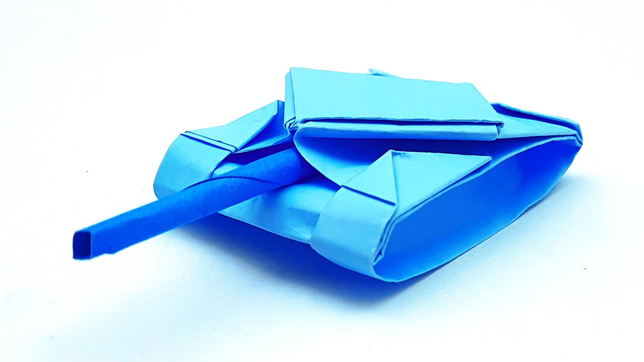 How To Make a Paper Tank | Easy Origami Tank | Handmade Paper Toy Tank ...