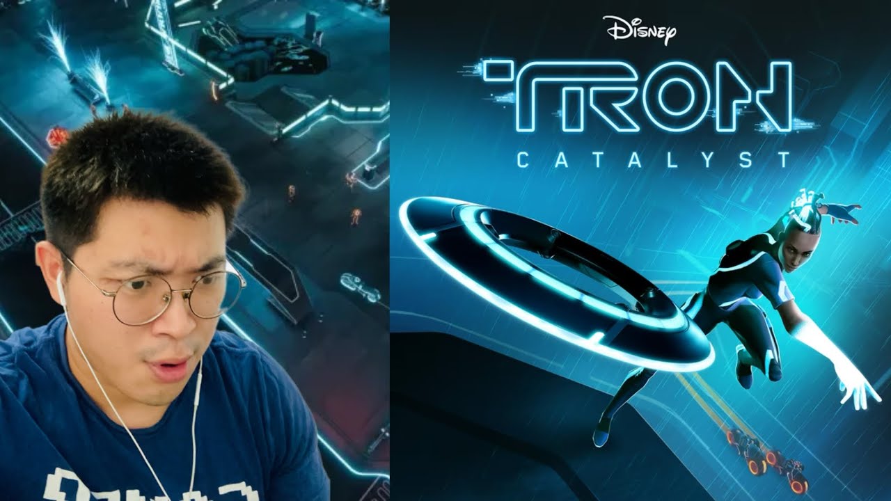 看了迪士尼【TRON Catalyst】游戲預告！TRON: Catalyst Game Trailer Reaction #disneygames #disney - YouTube