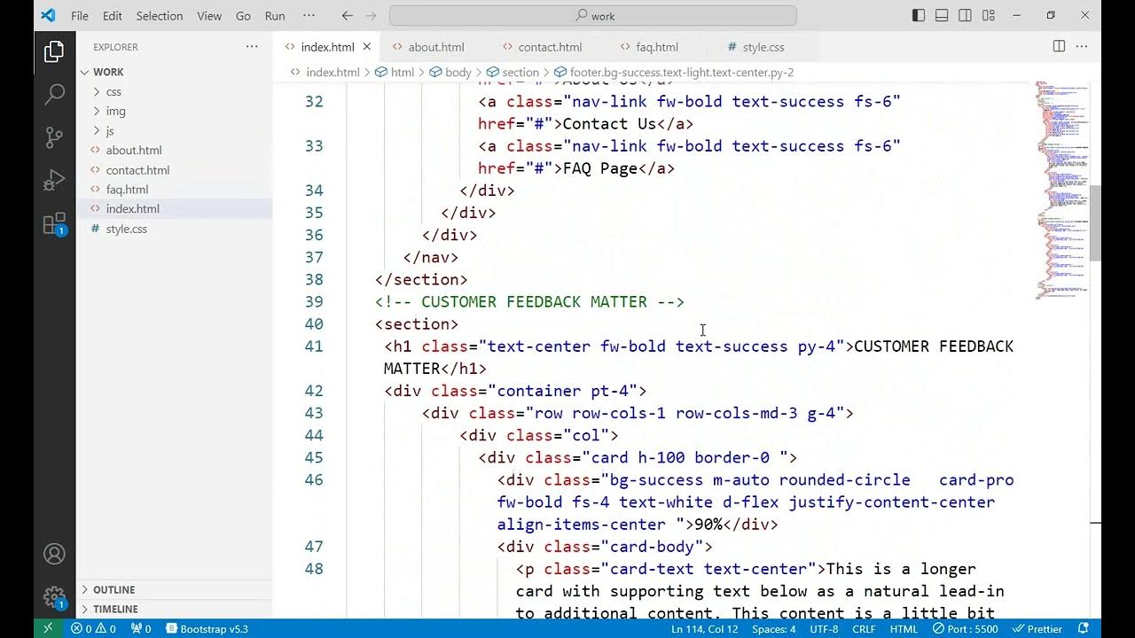 Part-09 | Responsive Website Design Using Bootstrap 5.3.3 | Bangla ...