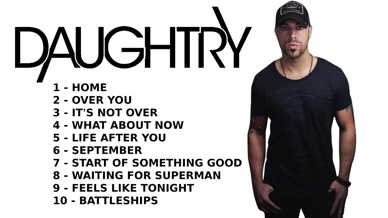 CHRIS DAUGHTRY - 10 SONGS - YouTube