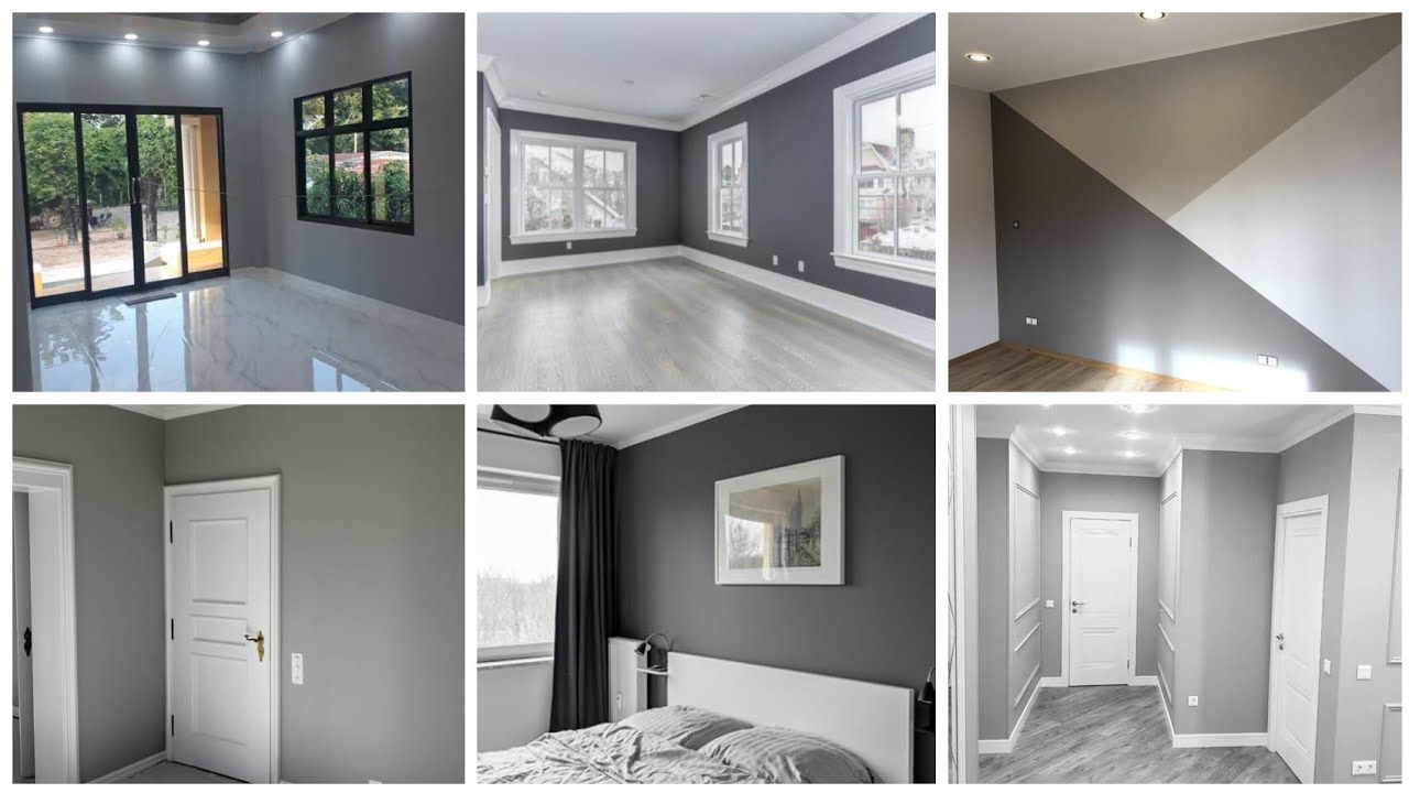 New Trend Grey Wall Color Combinations | Best Living Room And Bedroom ...