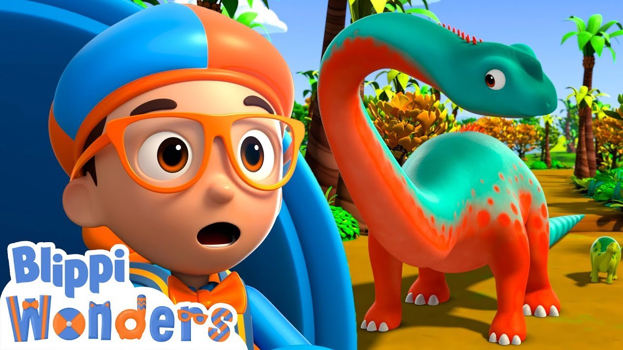 Blippi Learns About Dinosaurs! Educational Cartoons For Kids - YouTube