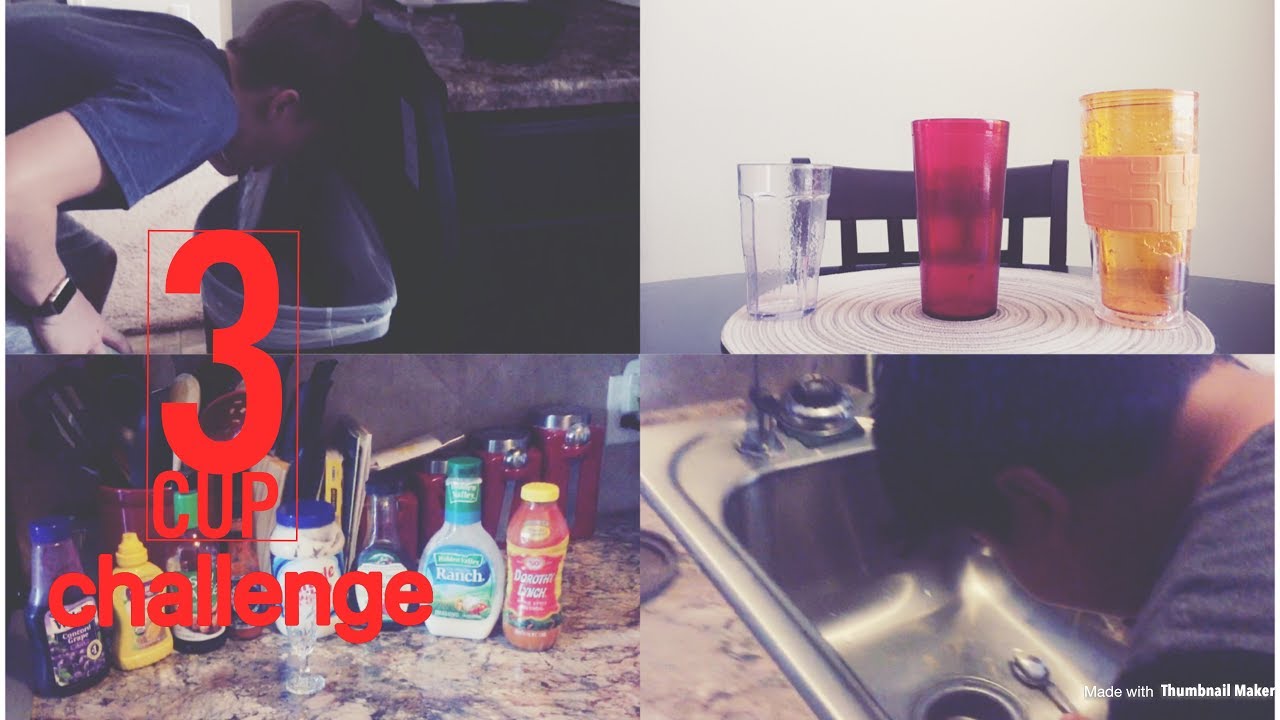 3 Cup Challenge GONE WRONG!!! - YouTube