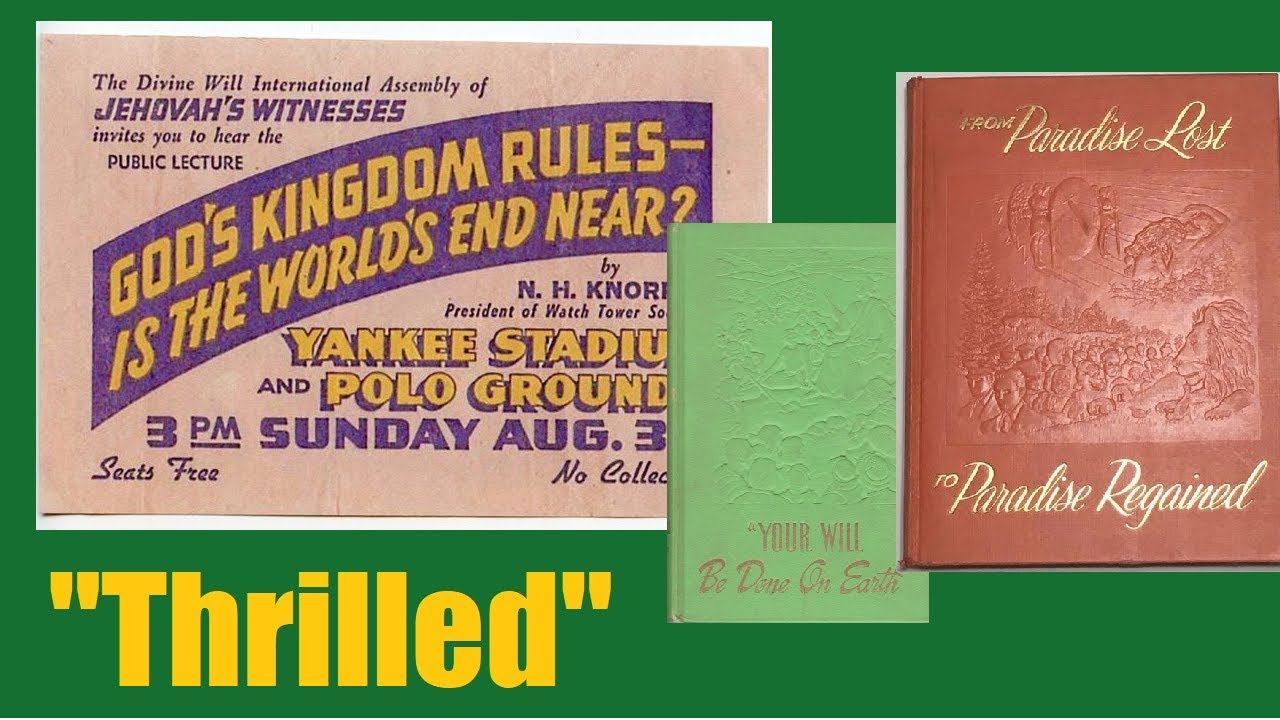 250,000 JWs pack New York (1958); kids get "Paradise" book, parents get ...