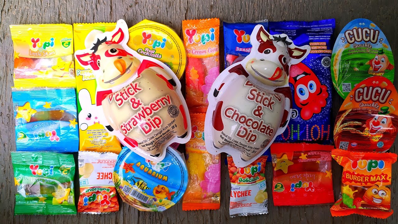 Hunting Es Krim Permen Yupi Cha Cha Minis Little Star Cucu Quackle ...
