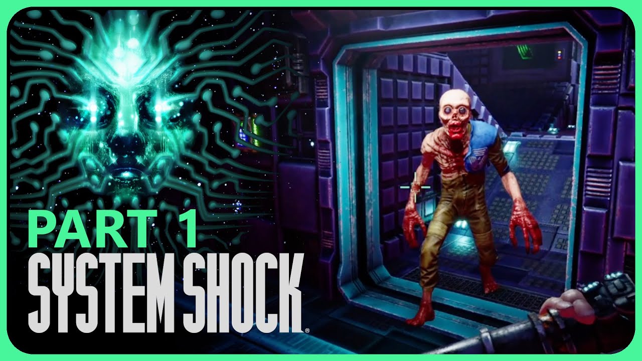 ONE HACKER VS A SPACE STATION OF MUTANT HORROR! System Shock Part 1 ...