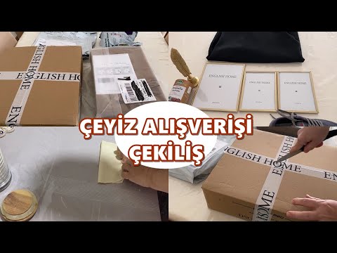 ÇEYİZ ALIŞVERİŞİ | ENGLİSH HOME , TRENDYOL |  ÇEKİLİŞ (KAPANDI)