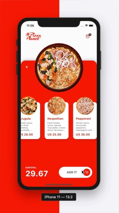 🍕 Flutter Pizza App – Order & Enjoy! 🚀 - YouTube