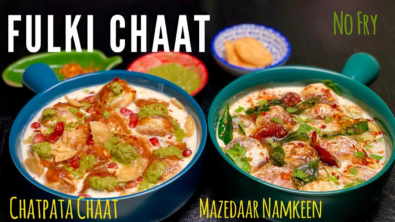 Fulki Chaat Recipe - Dahi Puri Chaat Recipe | Dahi Phulki Chaat Recipe ...