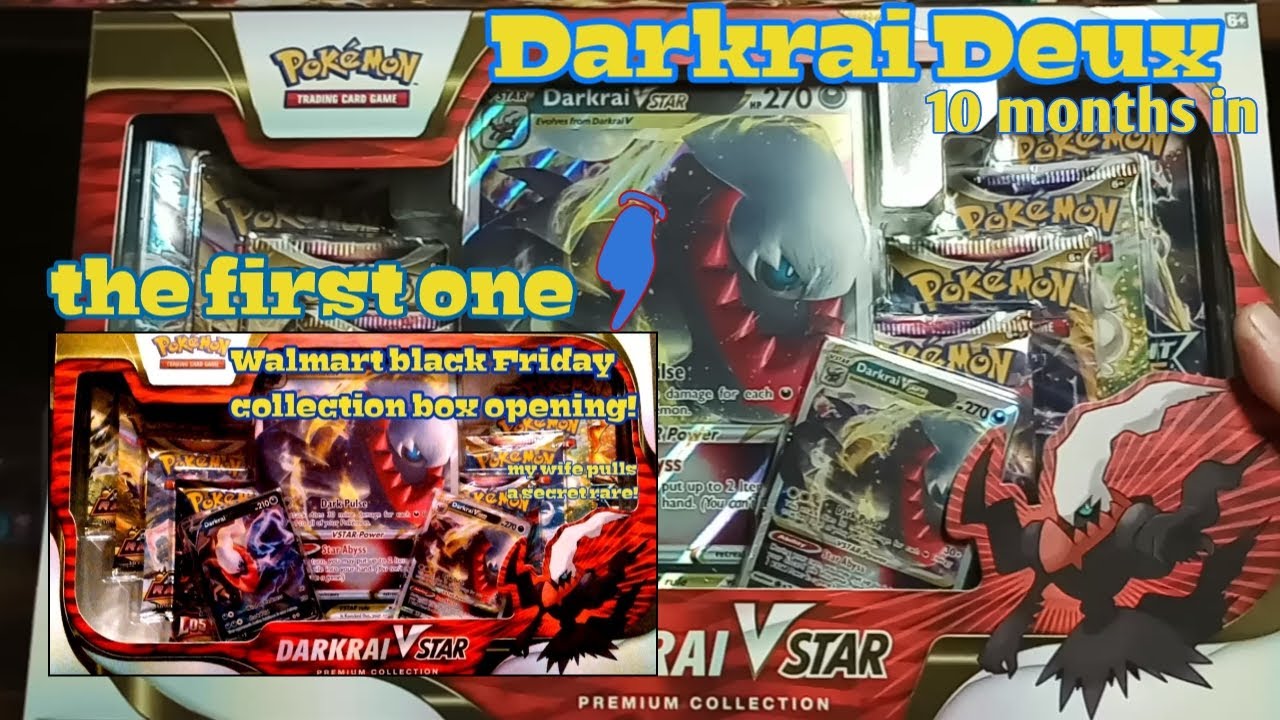 Opening a Darkrai premium collection box [1st video callback] - YouTube