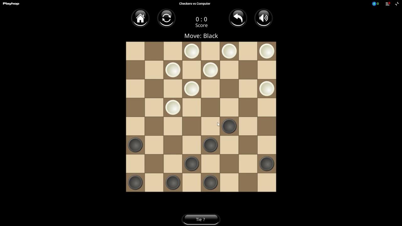 Checkers vs Computer Longplay (HTML5 Game) - as Black - Difficulty: Grandmaster - YouTube