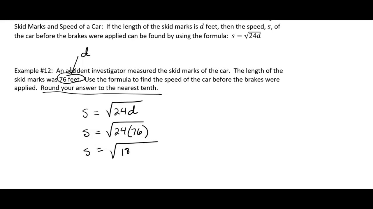 8.6.l Skid Marks of Cars - YouTube