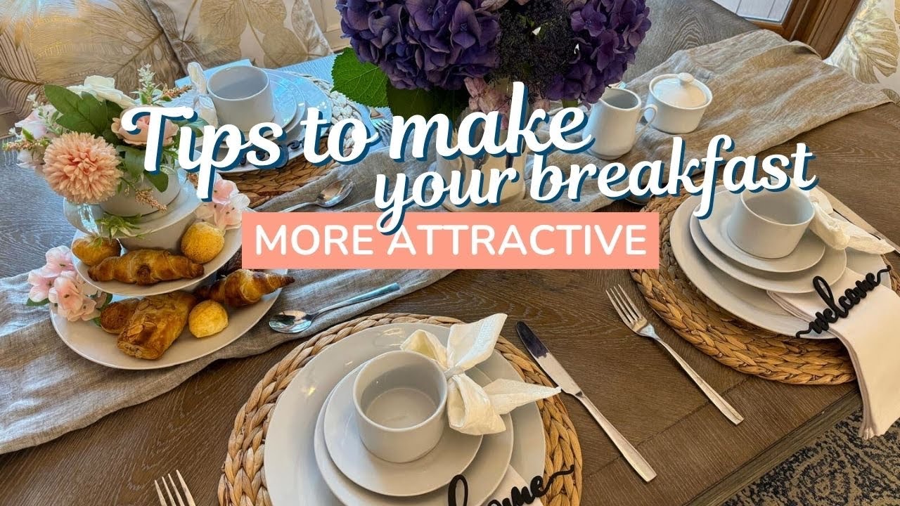 Tips to make your Breakfast more attractive!! - YouTube