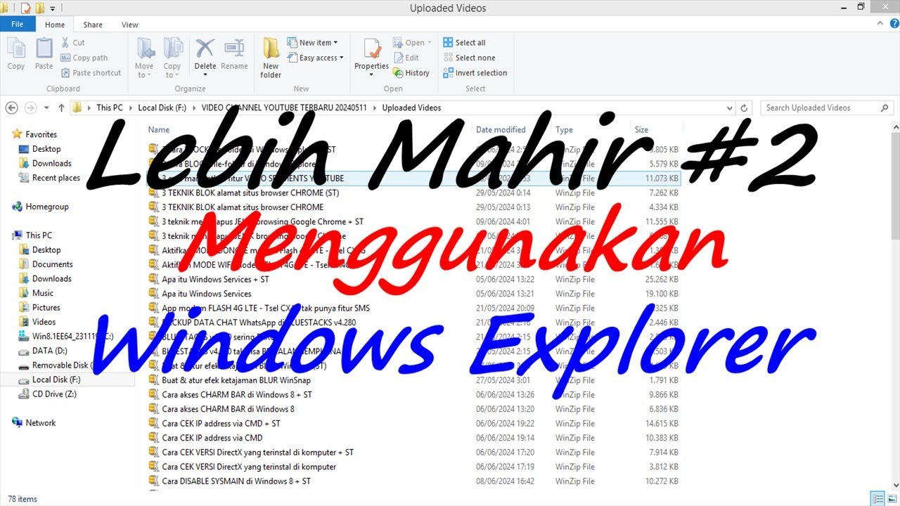 4 cara BLOCK file/folder di Windows Explorer. - YouTube