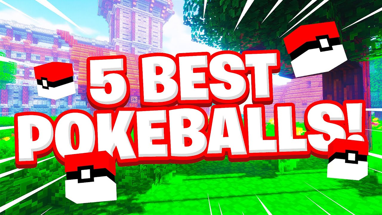 5 MUST HAVE Pokeballs YOU Need in Minecraft Pixelmon! - YouTube