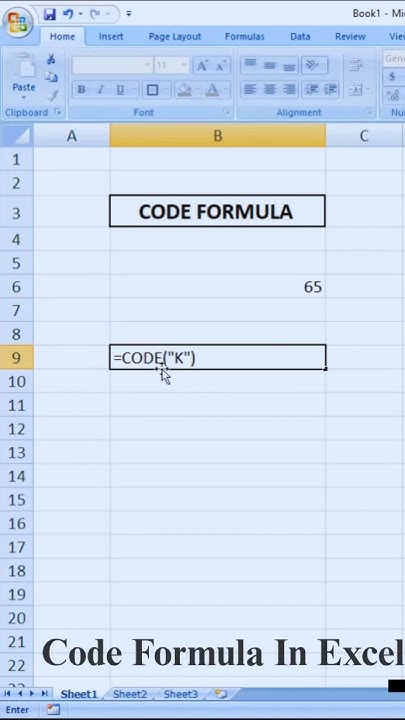 Code Formula In Microsoft Excel. #excel #microsoftoffice #excelformula #exceltutorial #exceltips ...