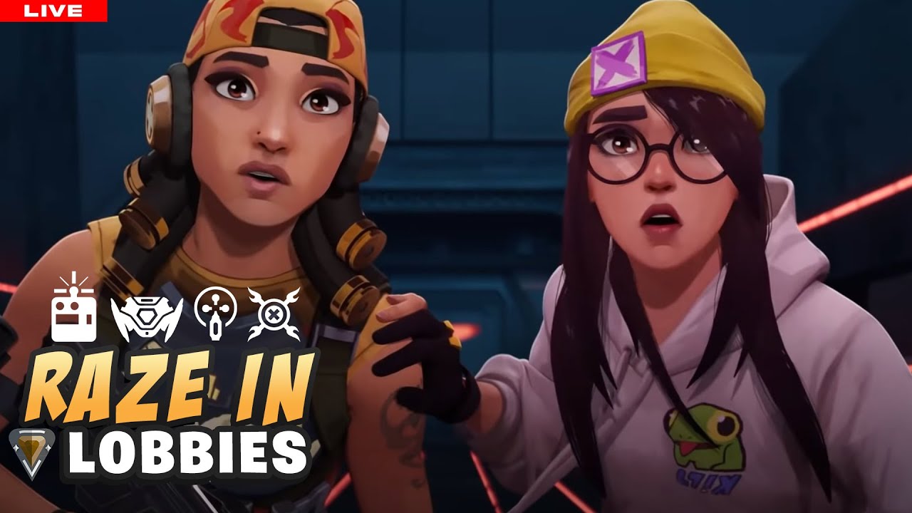 LIVE:🔴Ranked Valorant | INSANE RAZE PLAYS! - YouTube