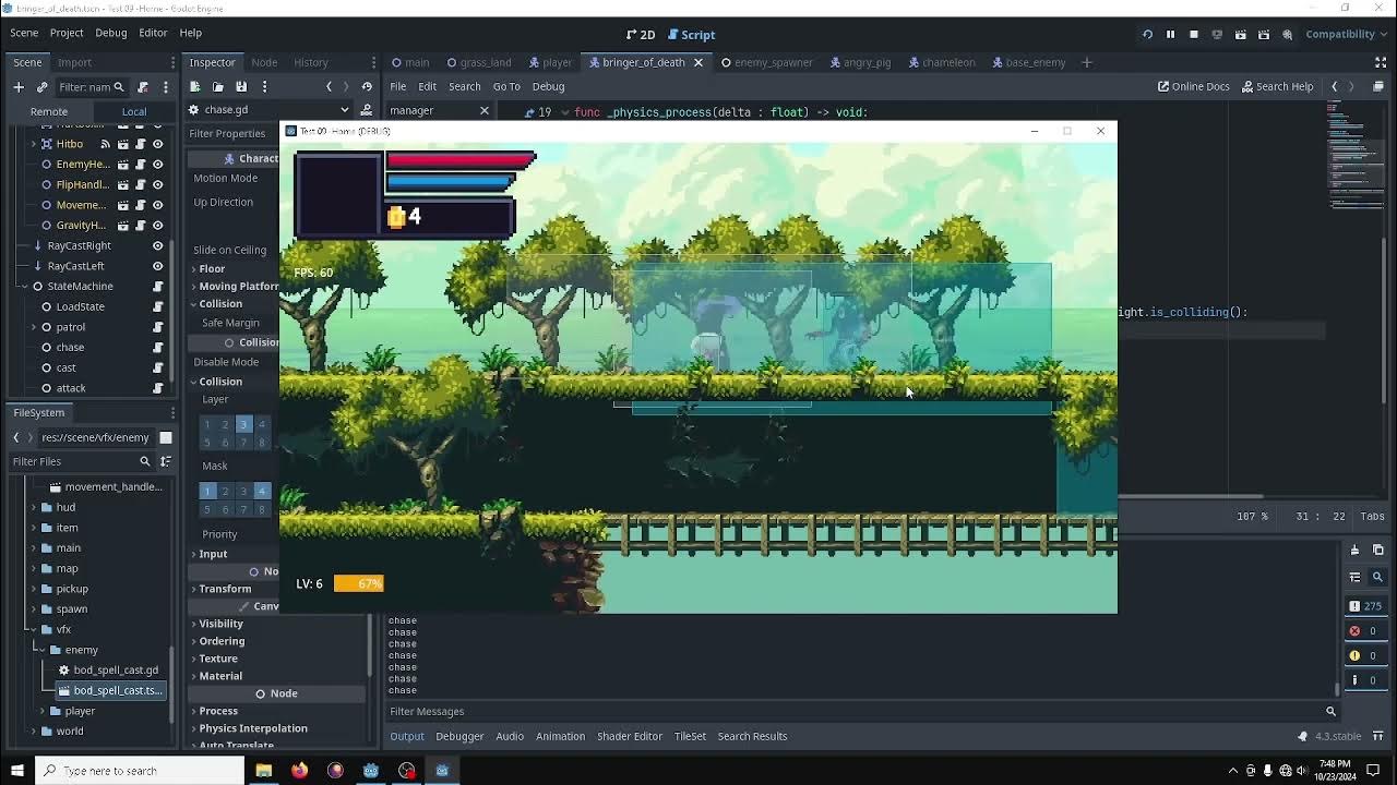 Day 22 making my dream game|adding enemy attack |2024 10 23 19 48 28 - YouTube
