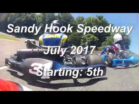 Karting @ Sandy Hook Speedway - July 2017 - YouTube