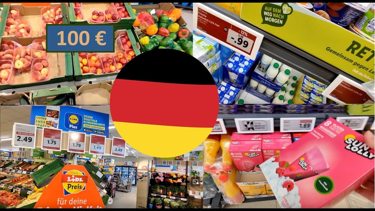 🇩🇪 100 € Weekly Grocery Shopping at Globus and Lidl in Germany [turn ...