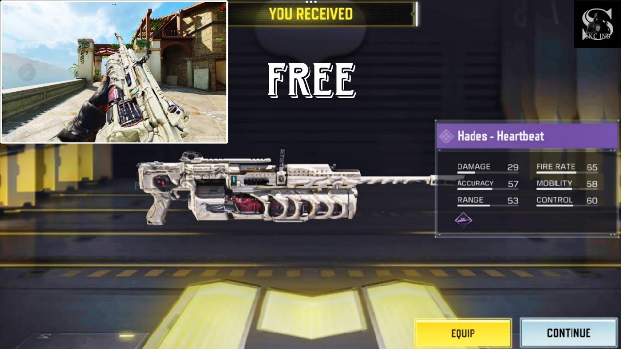 Free Hades - Heartbeat Showcase CODM | Event Reward COD MOBILE - YouTube