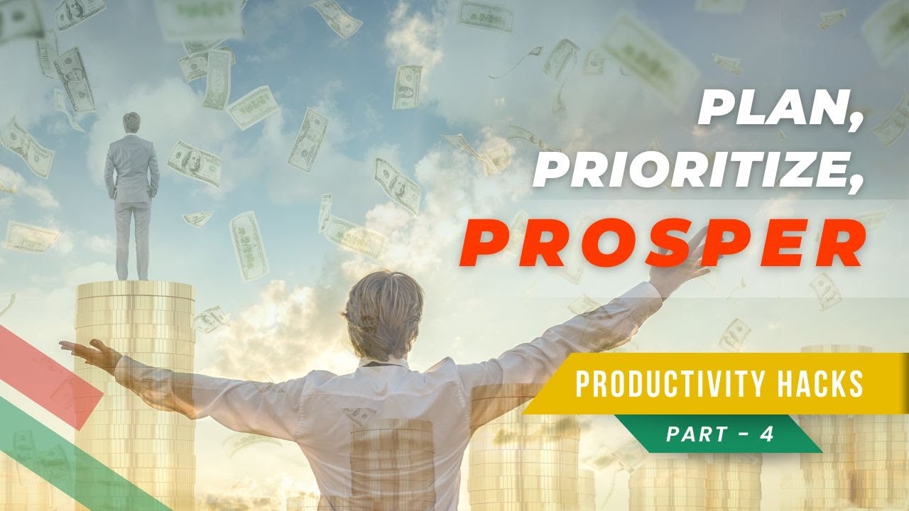 Plan, Prioritize, Prosper | Productivity Hacks | Peter Schuil | Motivational speaker - YouTube