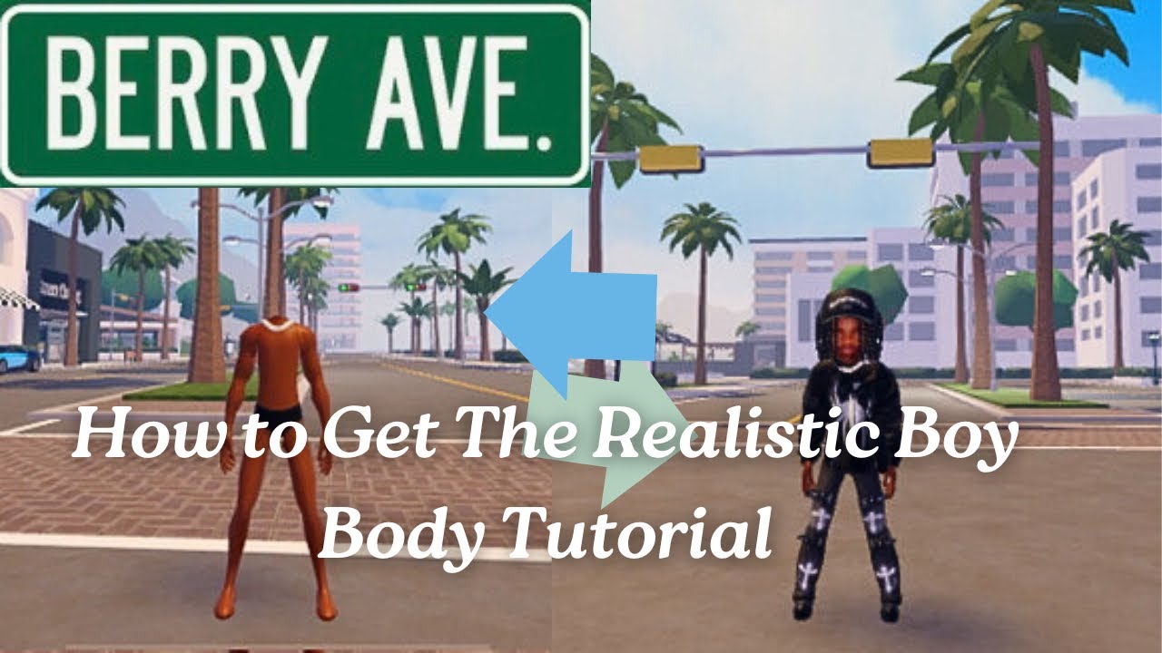 HOW TO GET THE REALISTIC BOY BODY TUTORIAL* BERRY AVENUE - YouTube