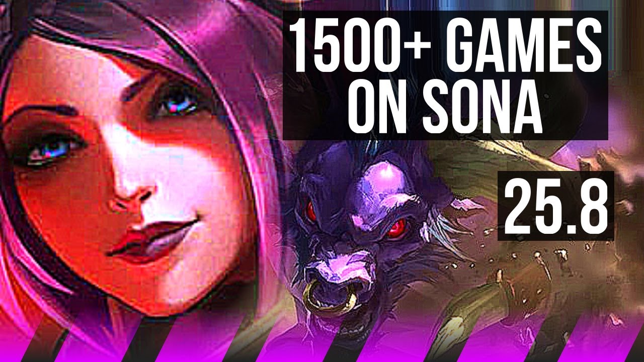 SONA & Varus vs ALISTAR & Caitlyn (SUP) | 35k DMG, 9/5/41, 1500+ games ...