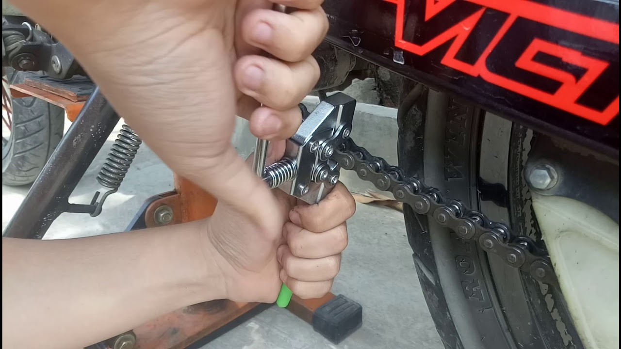 Cara potong rantai motor dengan chain cutter. MUDAH! - YouTube