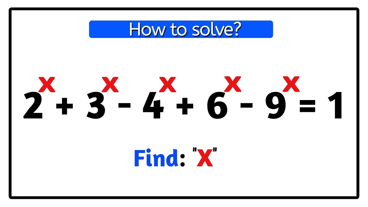 Korean-Math Olympiad Problem || Solve for x #maths #matholympiad - YouTube