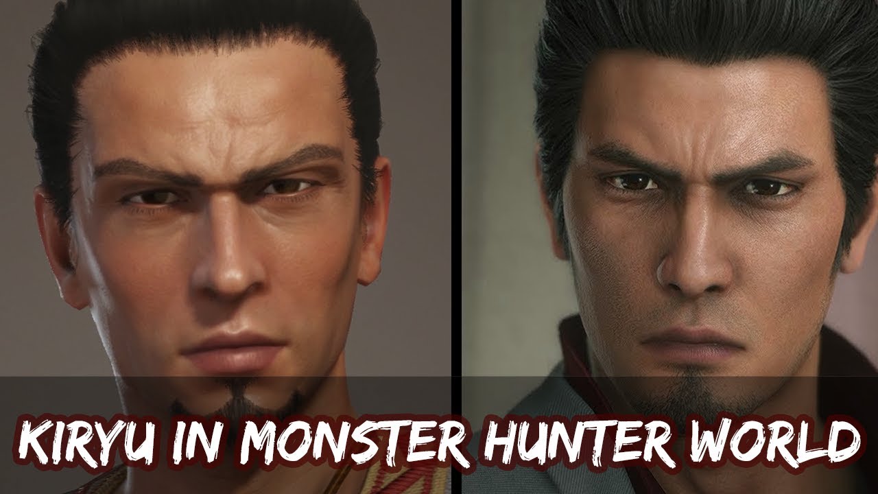 Monster Hunter World - How To Create Kiryu From Yakuza - YouTube