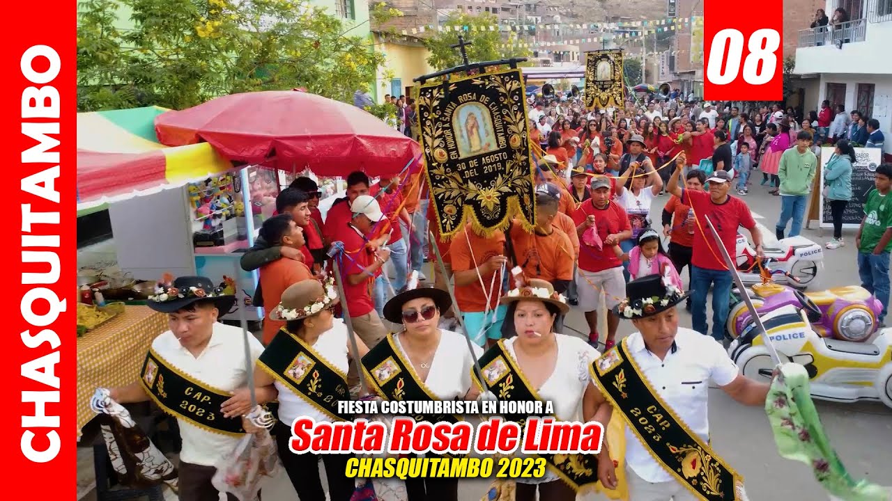CHASQUITAMBO 2023 - Fiesta Patronal en Honor a Santa ROSA de Lima ...