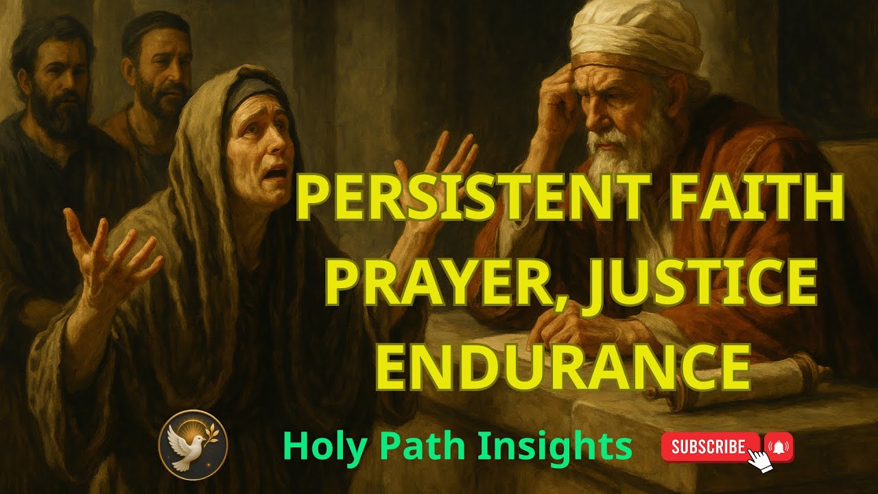 Persistent Faith – Prayer, Justice, Endurance | Holy Path Insights ...