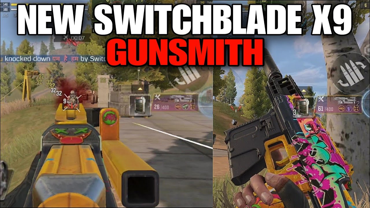 This Switchblade X9 sound change like legendry gun Gunsmith Attachments ...