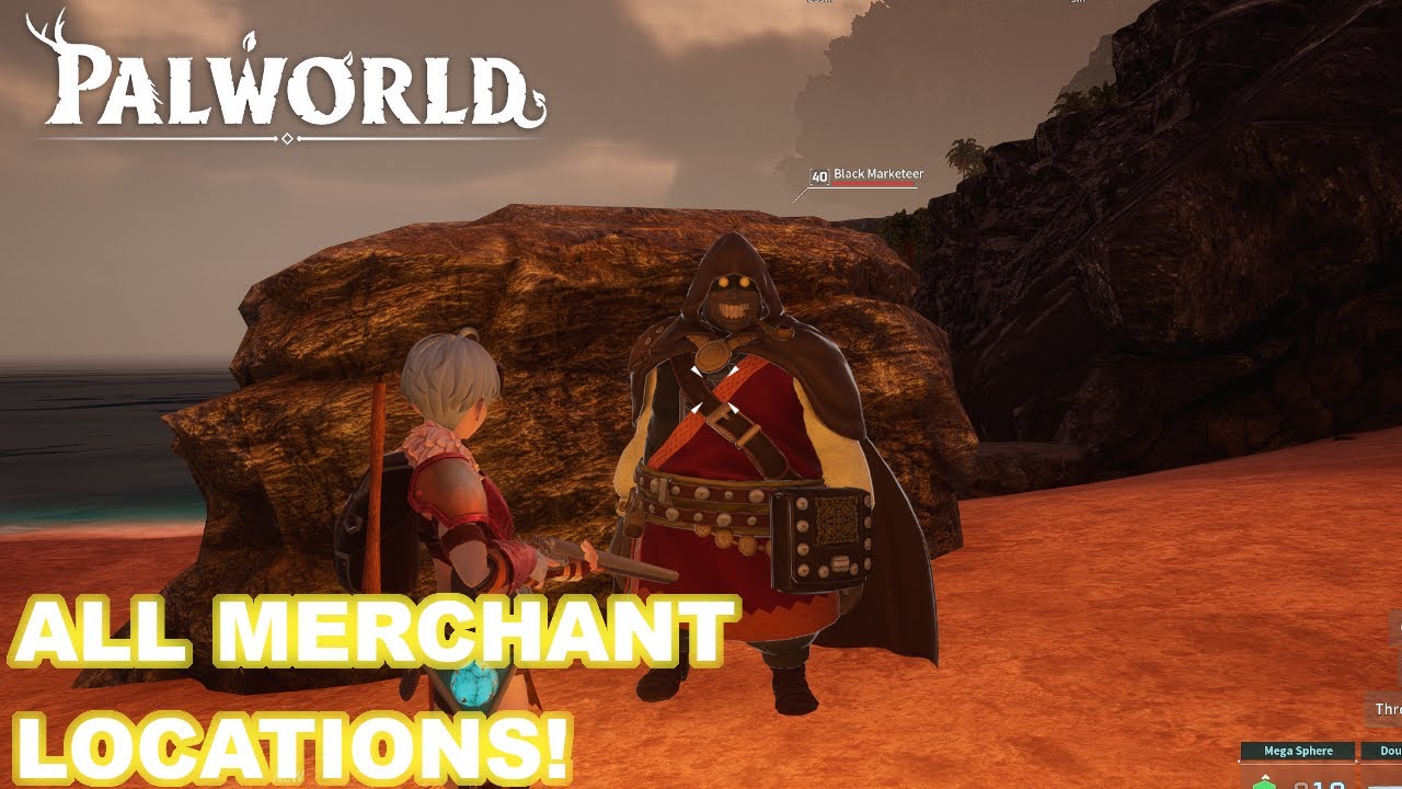 Palworld: All of the Black Merchant/Merchant Locations! - YouTube