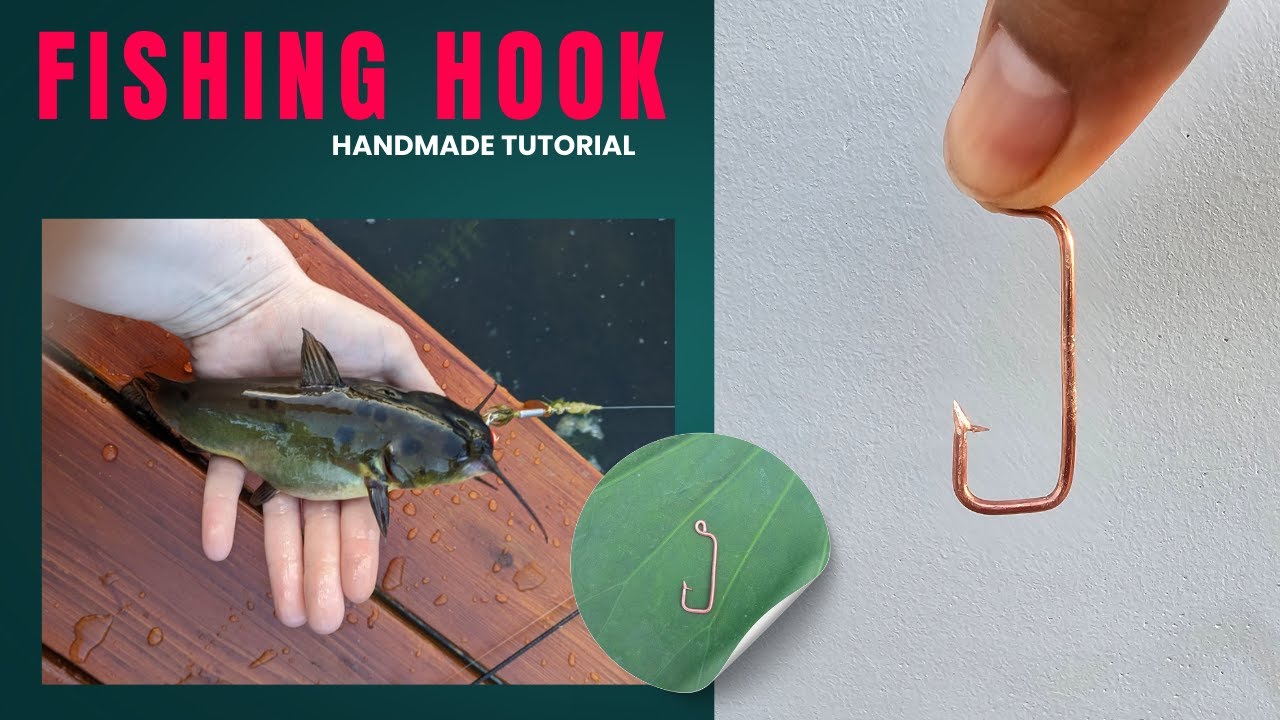 How to make a fishing hook | Eagle Claw Fishing Hooks | Super Trap Fish ...