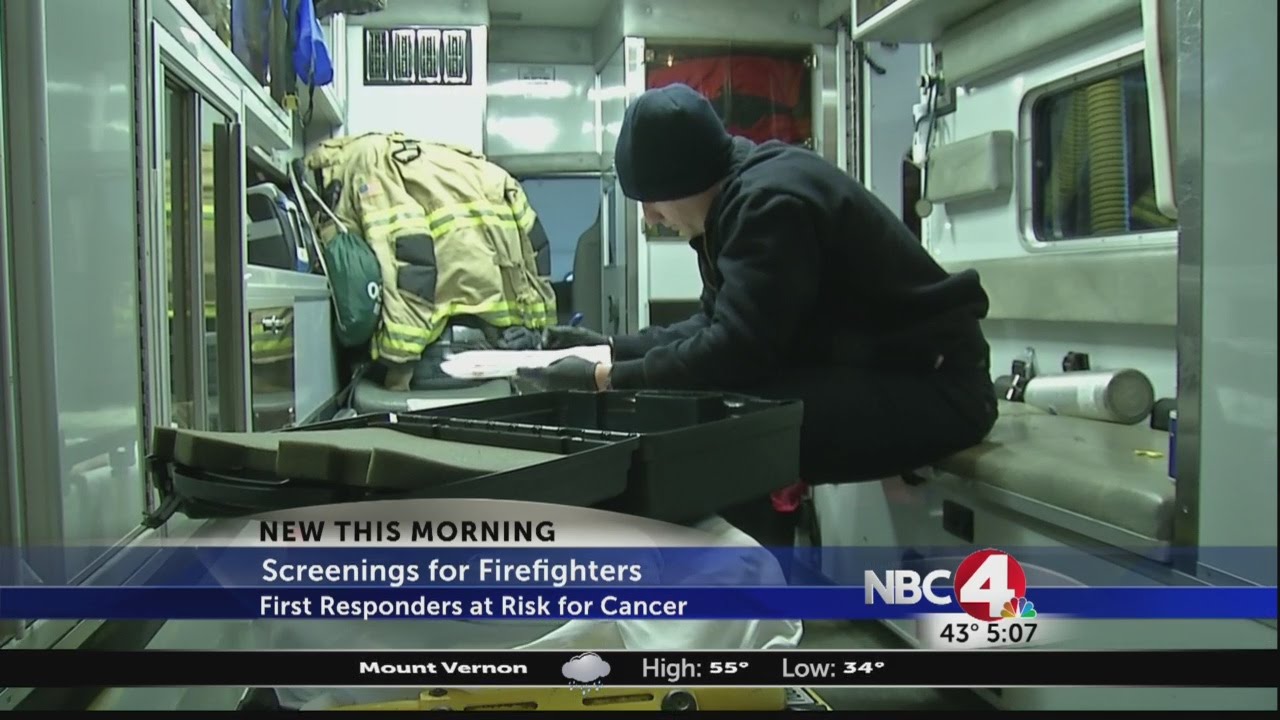 Cancer screenings for firefighters - YouTube