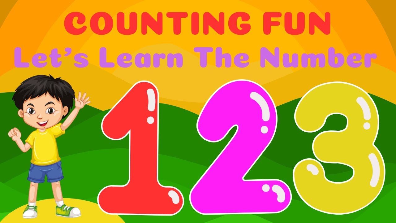 Counting 1 to 10 with Animals and Nature 🐟🌳 Number Song for Babies ...
