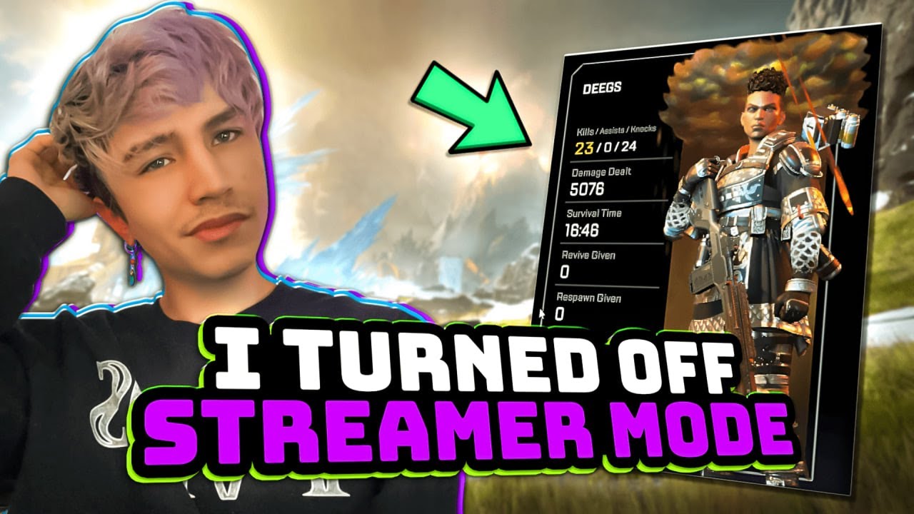 I ACCIDENTALLY turned off Streamer Mode, and this happened... - YouTube
