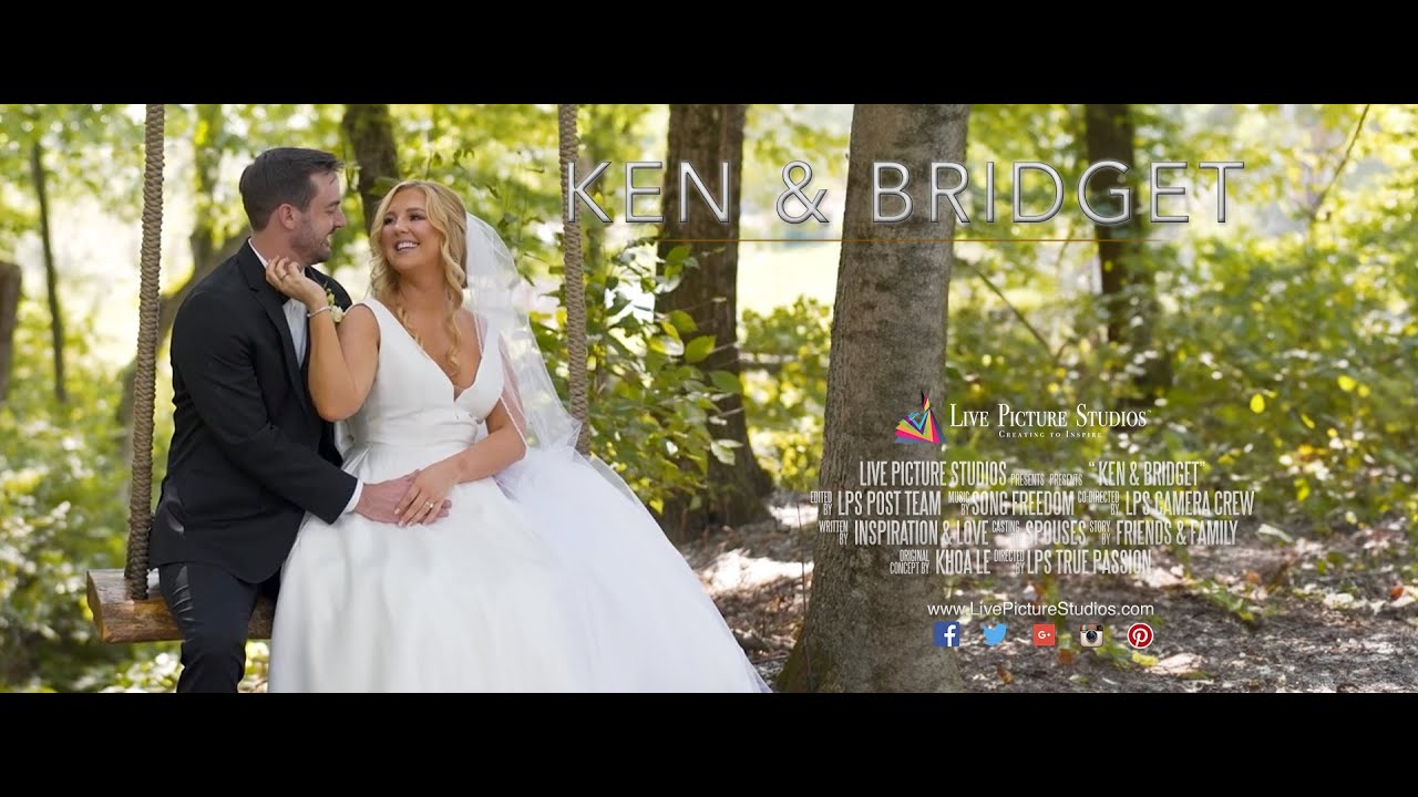 Ken and Bridget Wedding Highlight at Bear Brooke Valley, NJ - YouTube