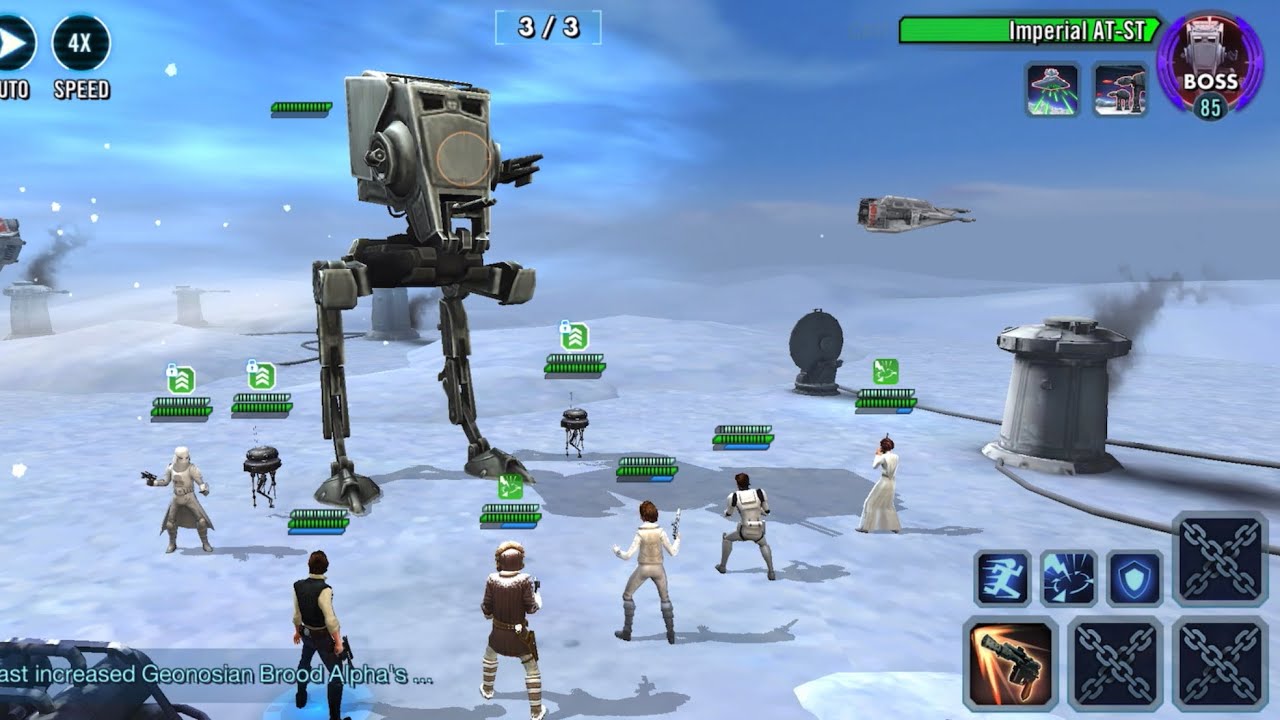 SWGOH - LSTB, P6 Rolo Special, only Leia and Han heroes. - YouTube