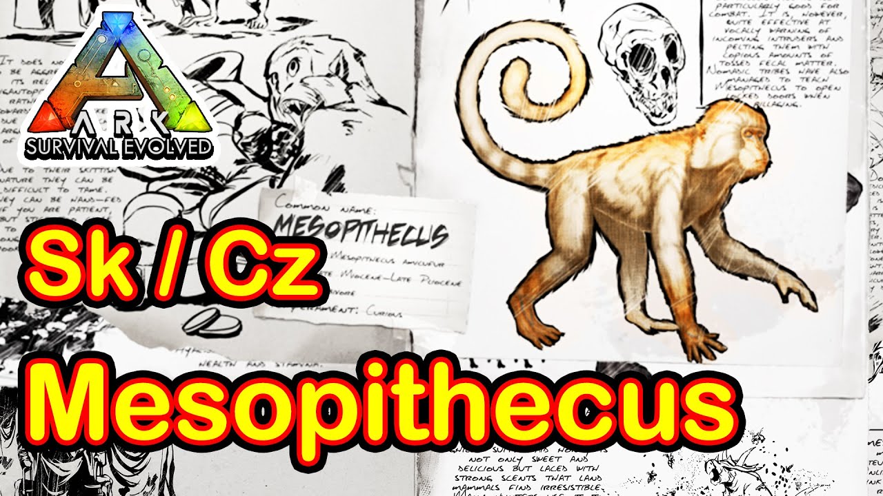 Jak ochočit Mesopithecus - Ark: Survival Evolved Cz / Sk - Tutorial ...