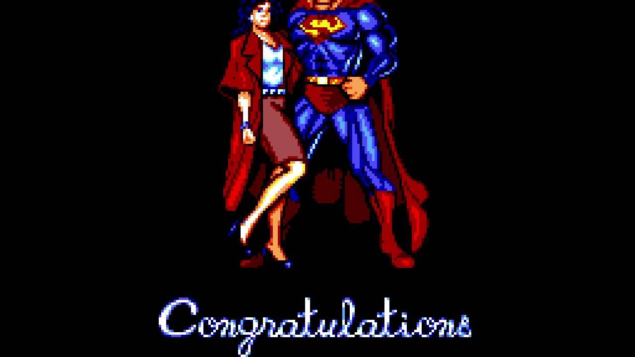 Superman - Sega Master System - ending (difficulty: hard) - YouTube