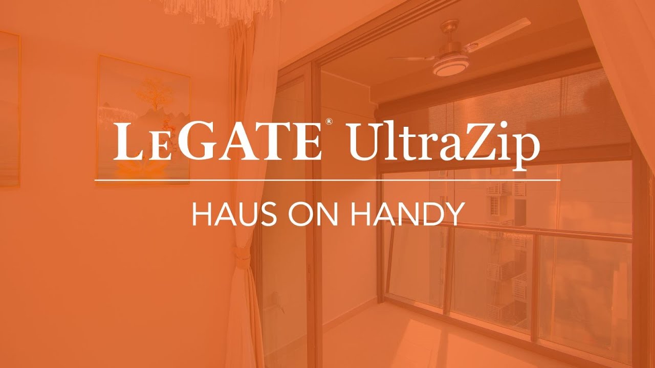 Legate Ultrazip Outdoor Blind Installation at Haus On Handy - YouTube