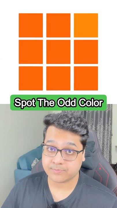 Can You Spot the Odd Color Out? #shorts - YouTube