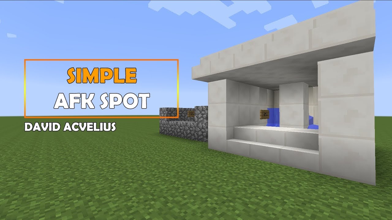 ☑ Minecraft Tutorial : Cara Membuat Tempat AFK Termudah! - YouTube