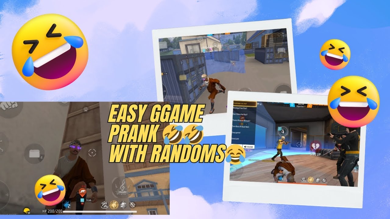 Easy game prank free fire 🤣 | team mate shocked😱| - YouTube