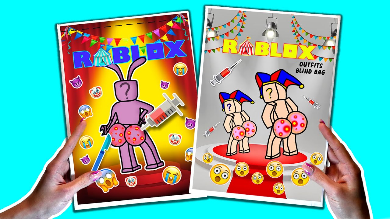 Paper DIY 🎪 THE AMAZING DIGITAL CIRCUS | POP THE PIMPLES Doctor Roblox ...