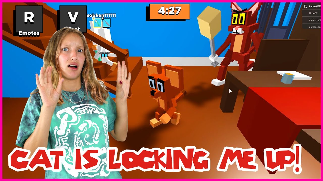 THE CAT IS LOCKING US UP! - YouTube